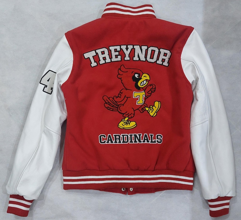 Custom Letterman Jacket: Wool Body, Leather Sleeves, Personalized ...