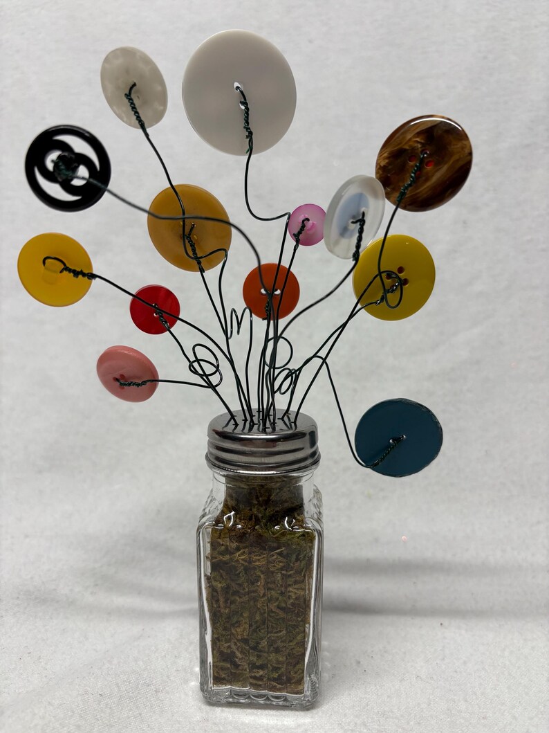 Button Flowers - Etsy