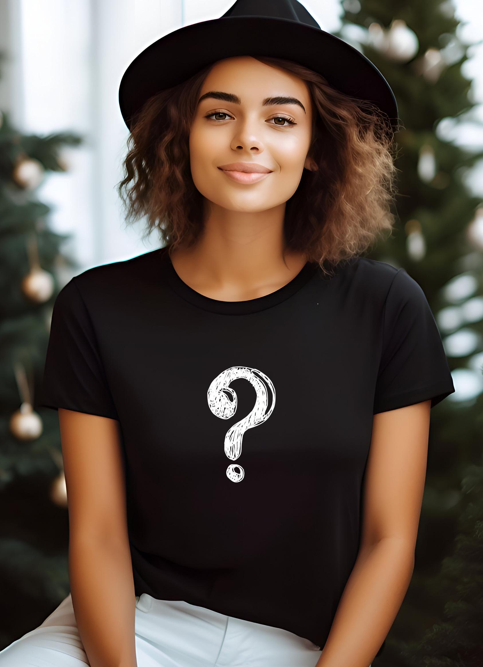 Question Mark Shirt, Skull Shirt, Funny Grammar Teacher Gift, Guys T ...