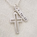 Personalized Boys Cross Necklace, Boys Confirmation or First Communion ...