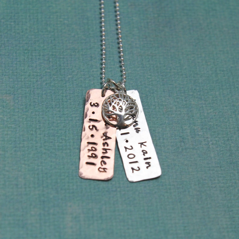 Extra Tags Personalized Engraved Name or Date Tag Copper - Etsy
