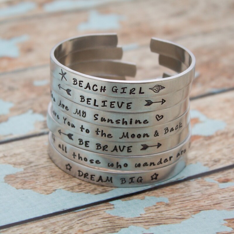 Quote Bracelet - Etsy