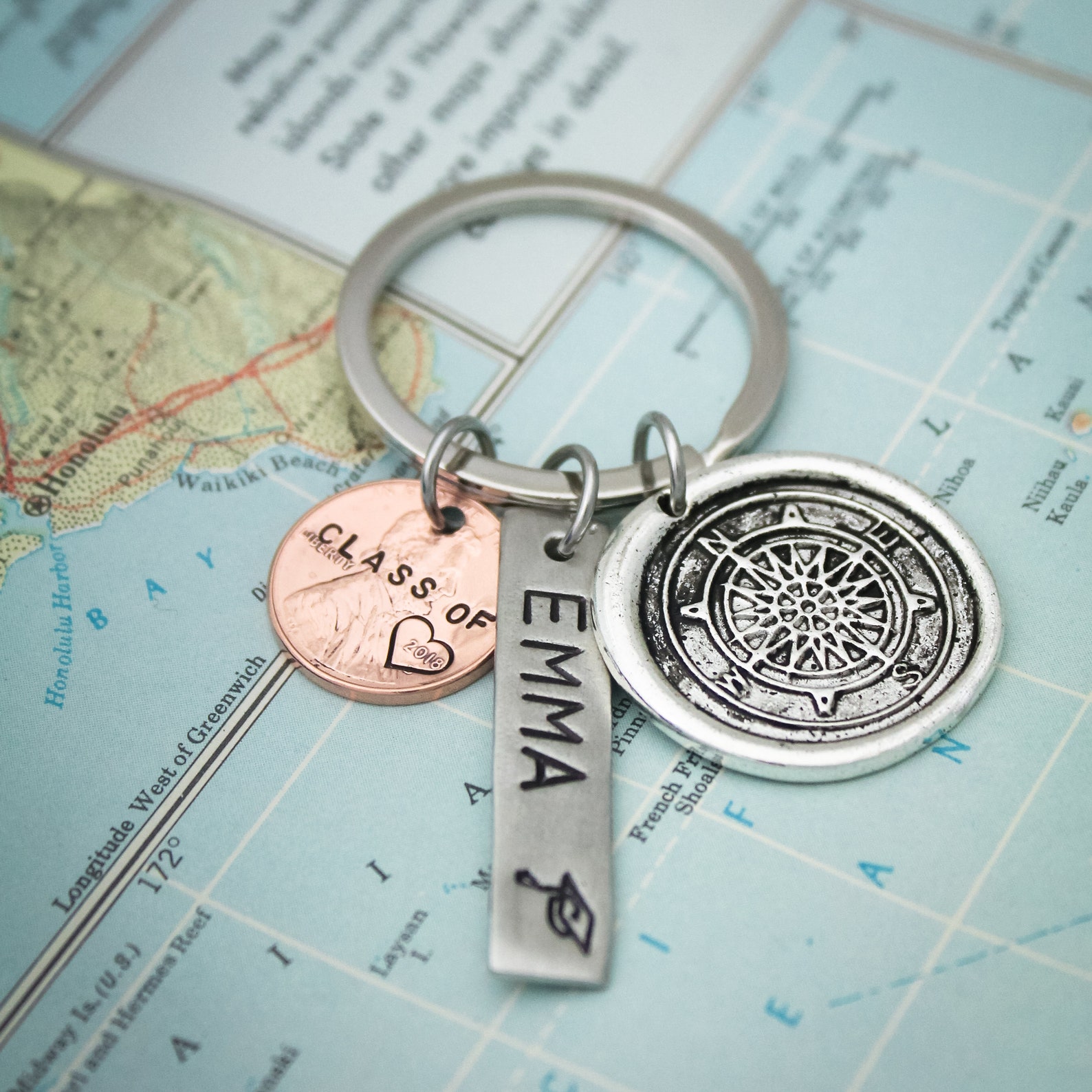 Personalized Lucky Keychain Lucky Grad Keychain Graduation | Etsy