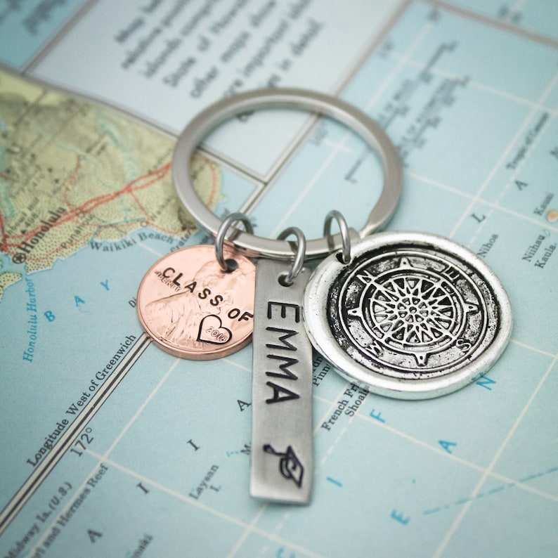 Personalized Lucky Keychain Lucky Grad Keychain Graduation | Etsy