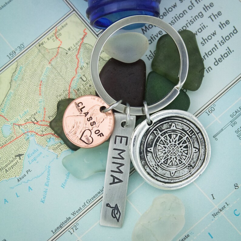 Personalized Lucky Keychain Lucky Grad Keychain Graduation | Etsy