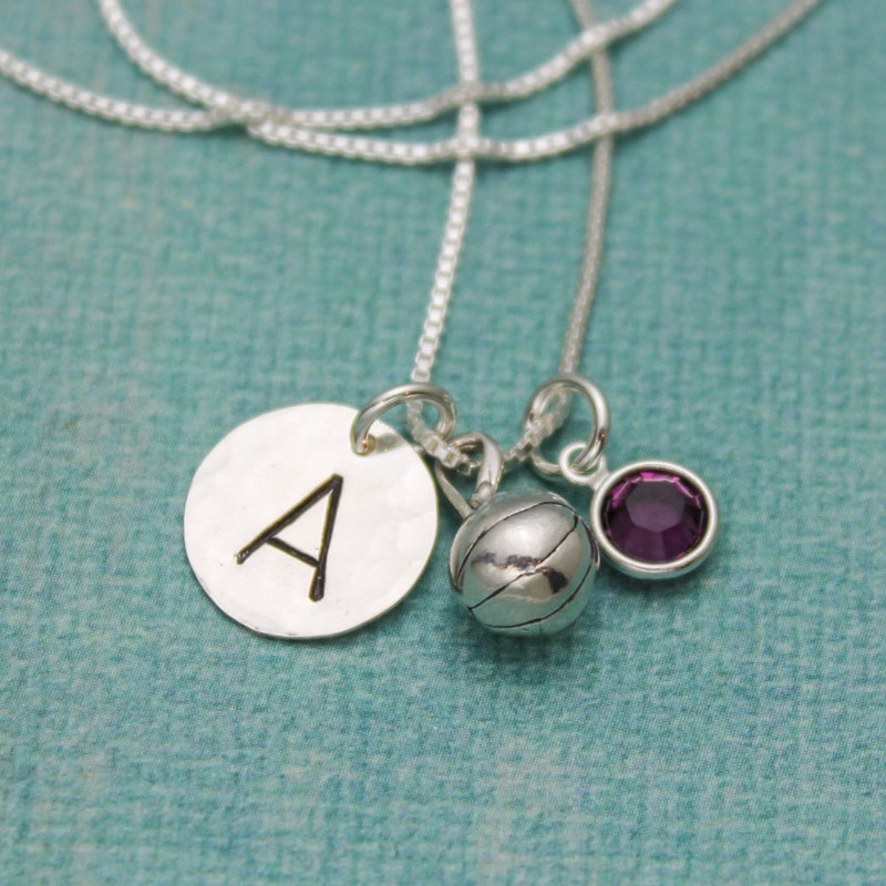 Basketball Stamped Charm - Etsy