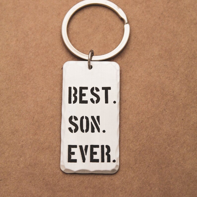 Best Son Ever Keychain, Personalized Key Chain, Gifts for Sons, Gifts ...