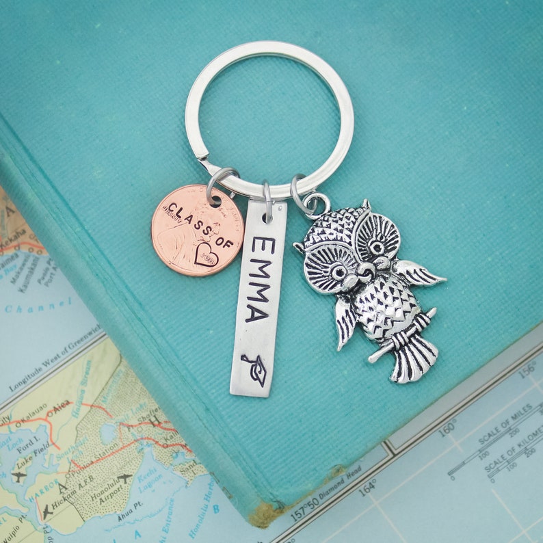 Personalized Lucky Keychain Lucky Grad Keychain Graduation | Etsy