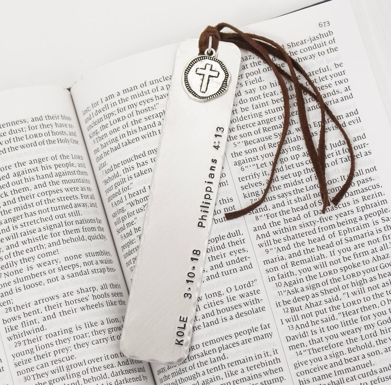 Personalized Confirmation First Communion Bookmark Gift - Etsy