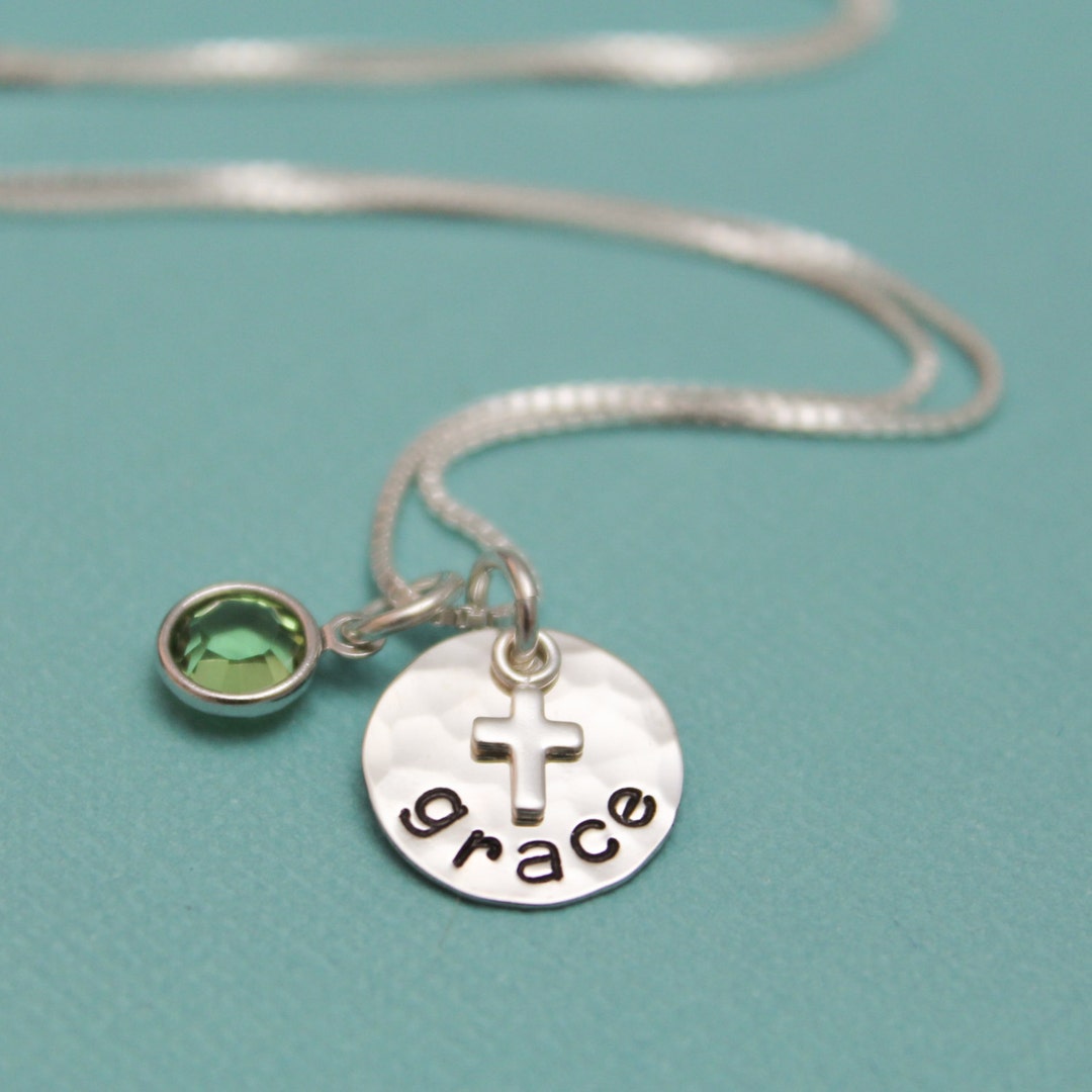 Personalized Confirmation or Communion Cross Necklace, Gifts for Girls ...