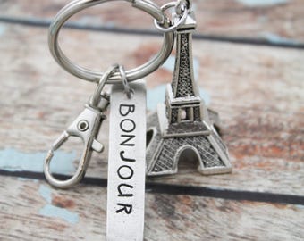 Paris Key Chain | Etsy
