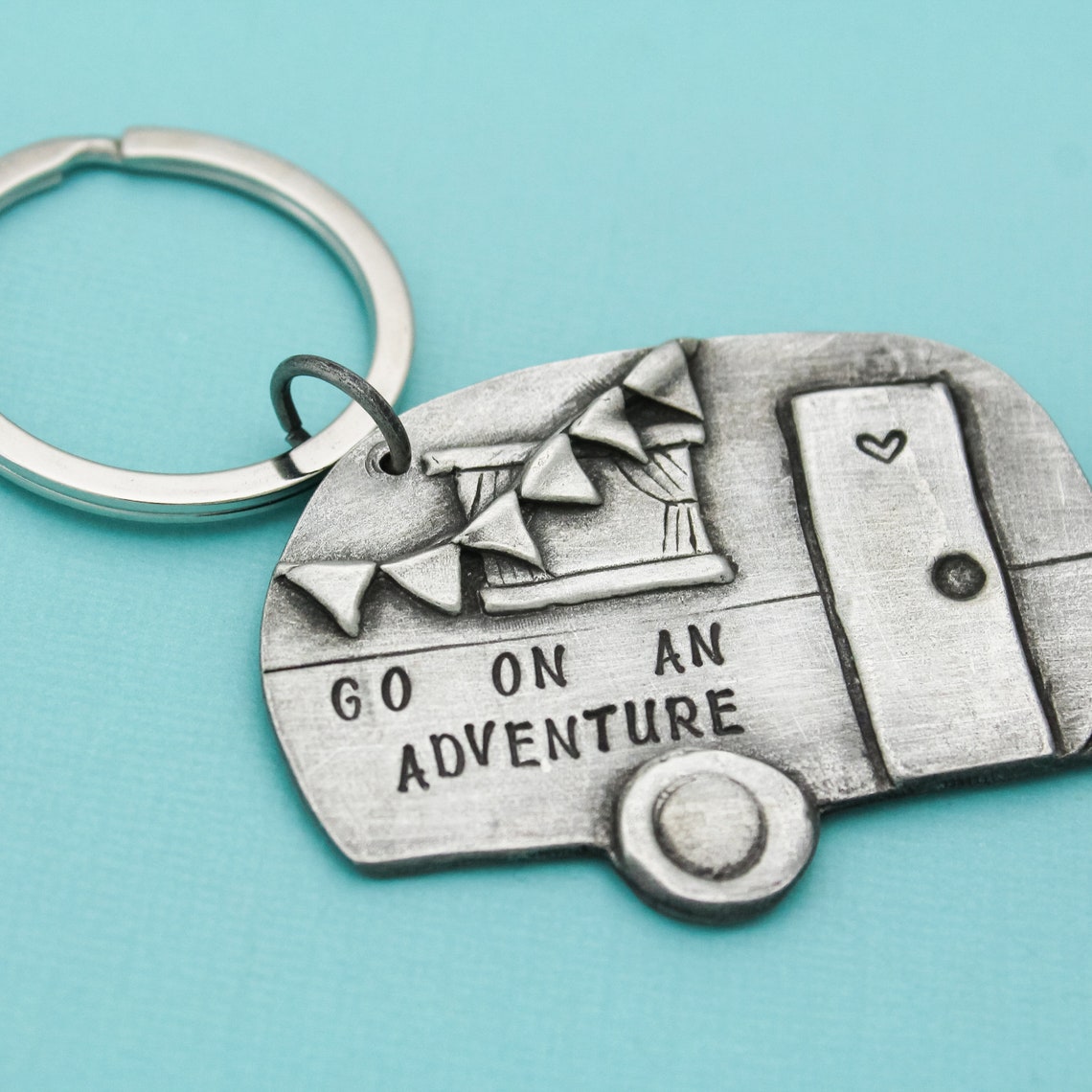 Vintage Camper Key Chain Go on an Adventure Key Chain | Etsy