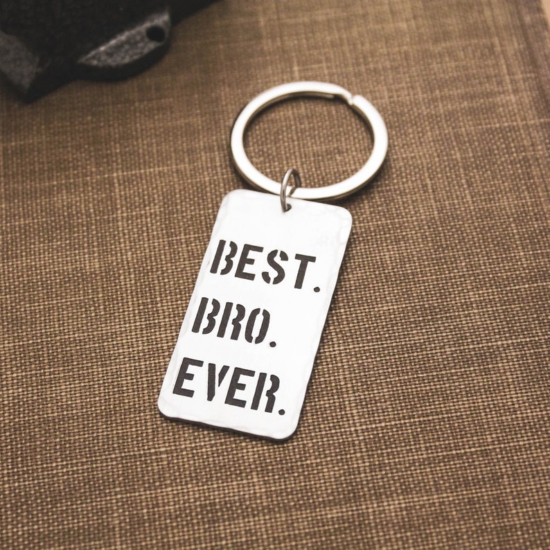 Best BRO Ever Keychain Personalized Key Chain Gifts for - Etsy