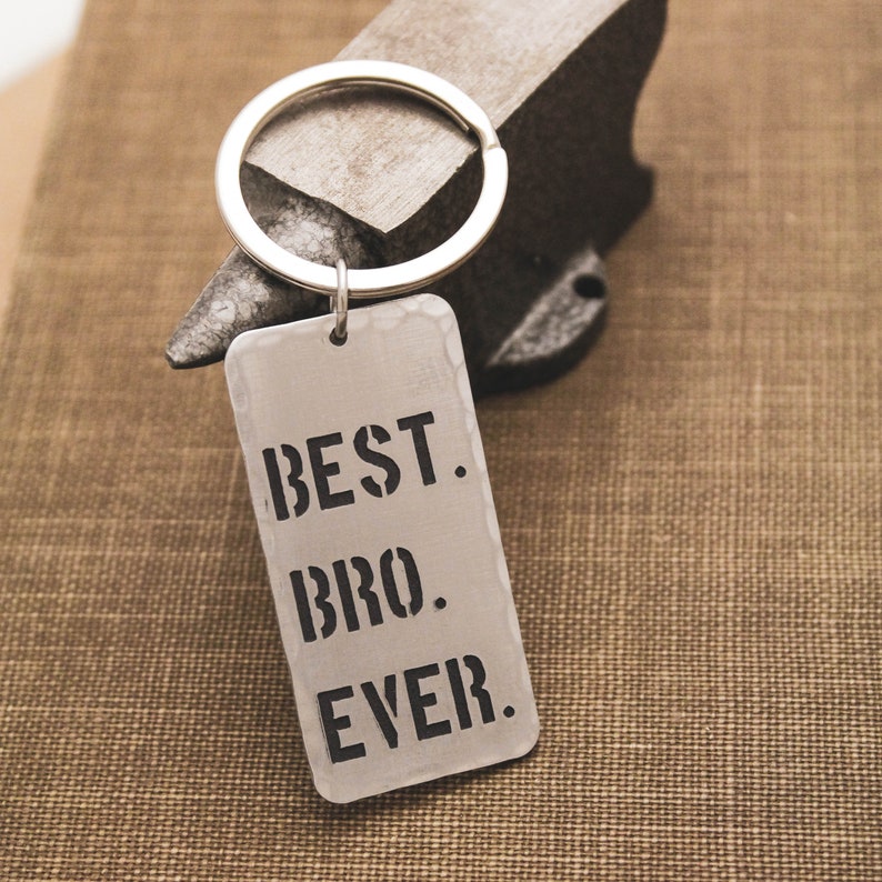 Best BRO Ever Keychain Personalized Key Chain Gifts for - Etsy