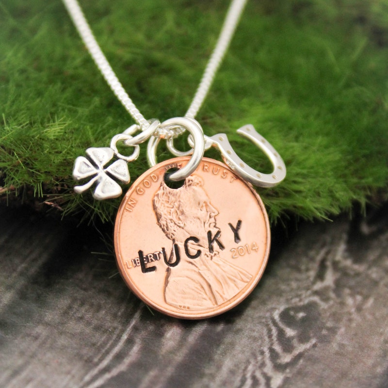 Hand Stamped Penny - Etsy