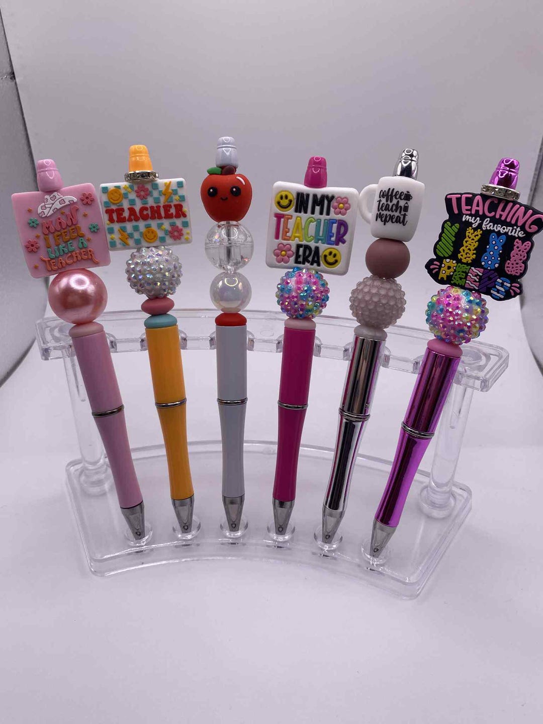 Custom Beaded Ink Pen - Career Pens - Silicone Beaded Pens - Focal Pens ...
