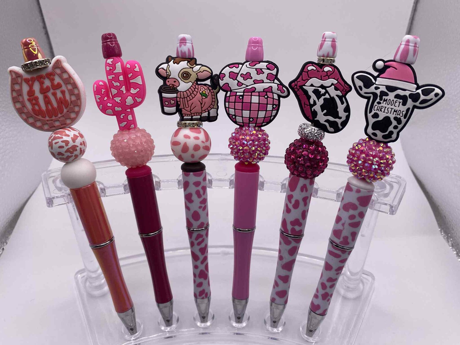 Custom Beaded Ink Pen - Western Pens - Silicone Beaded Pens - Focal ...