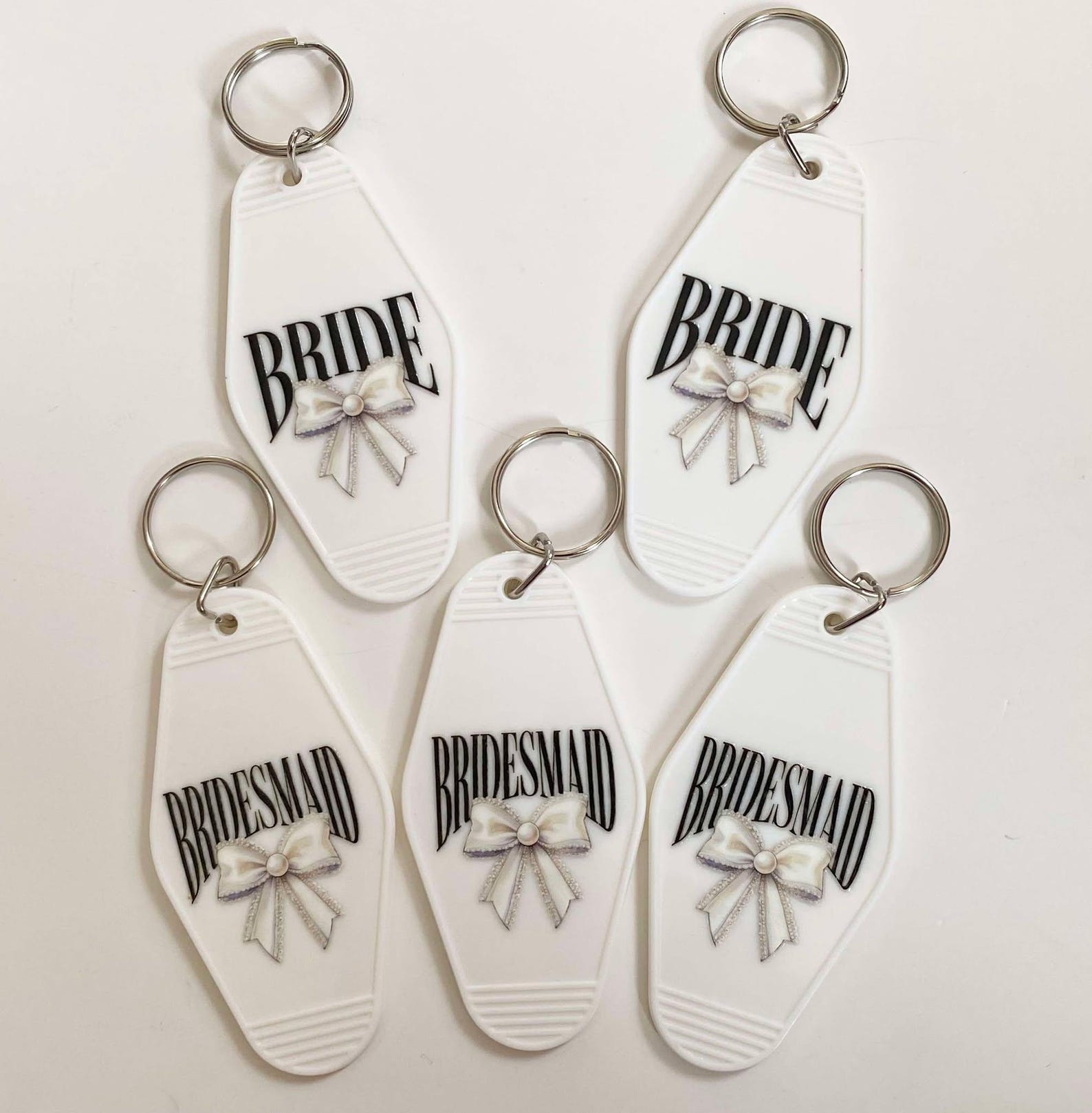 Bride Keychain - Retro Motel Keychain - Custom Keychain - Gifts for ...