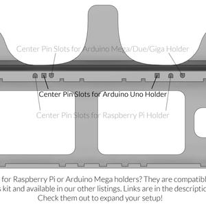 Adjustable Arduino Uno R3 Holder – DIY Electronics Organizer With ...
