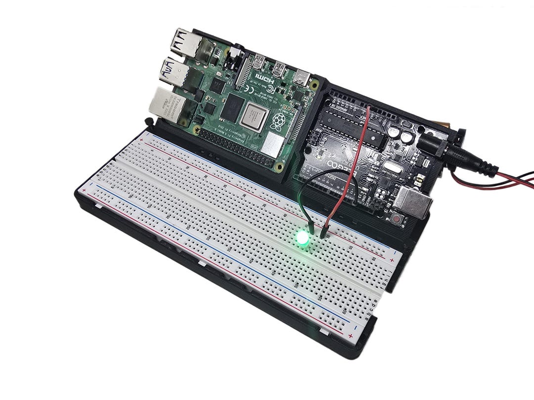 Adjustable Raspberry Pi & Arduino Uno Holder Kit: DIY Electronics ...