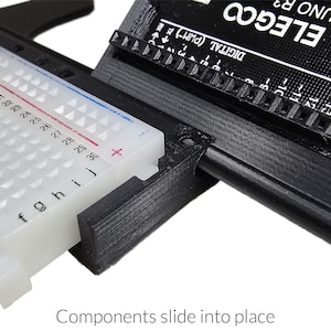 Adjustable Arduino Uno R3 Holder – DIY Electronics Organizer With ...