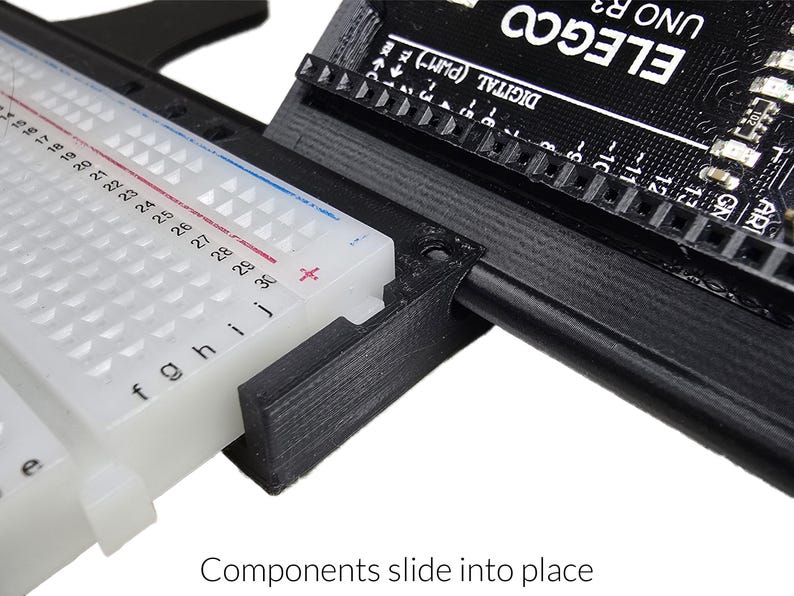 Adjustable Arduino Uno R3 Holder – DIY Electronics Organizer With ...