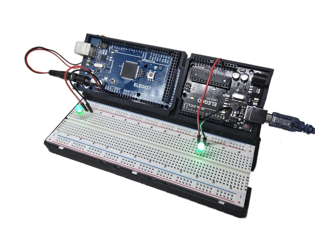 Adjustable Arduino Mega/due/giga and Uno Holder Kit – DIY Electronic ...