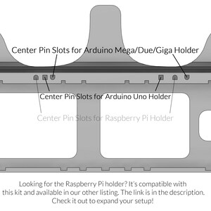 Adjustable Arduino Mega/due/giga & Uno Holder Kit: DIY Electronic ...