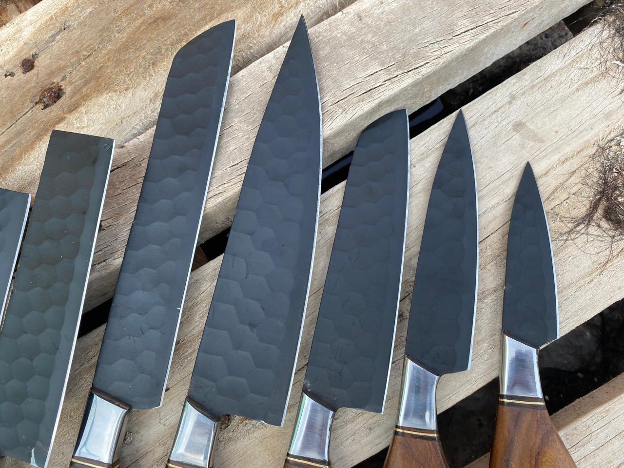 Rosewood Chef Knife Set - Etsy