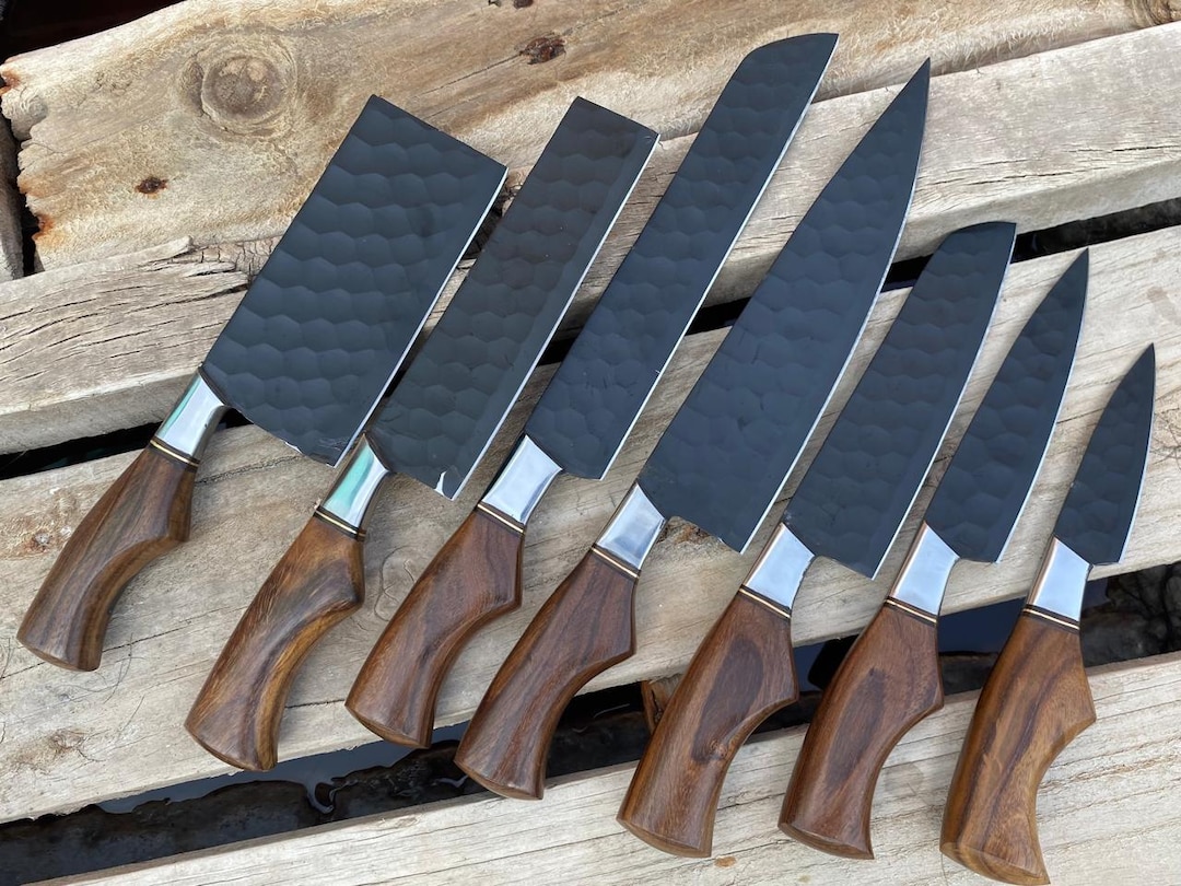 Rosewood Chef Knife Set - Etsy