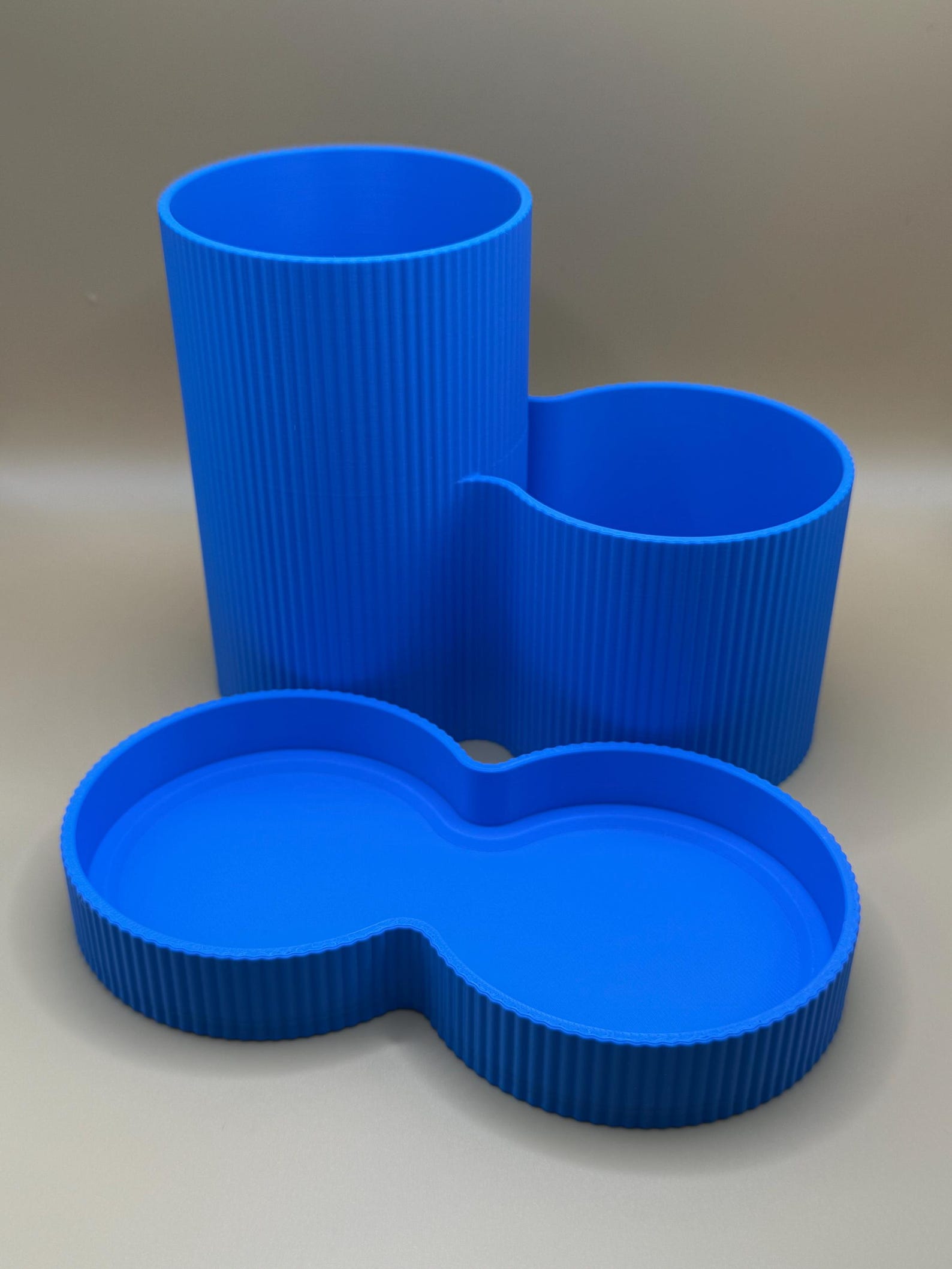 Dual Toothbrush Holder With Removable Tray - 3D Printed Modern Bathroom ...