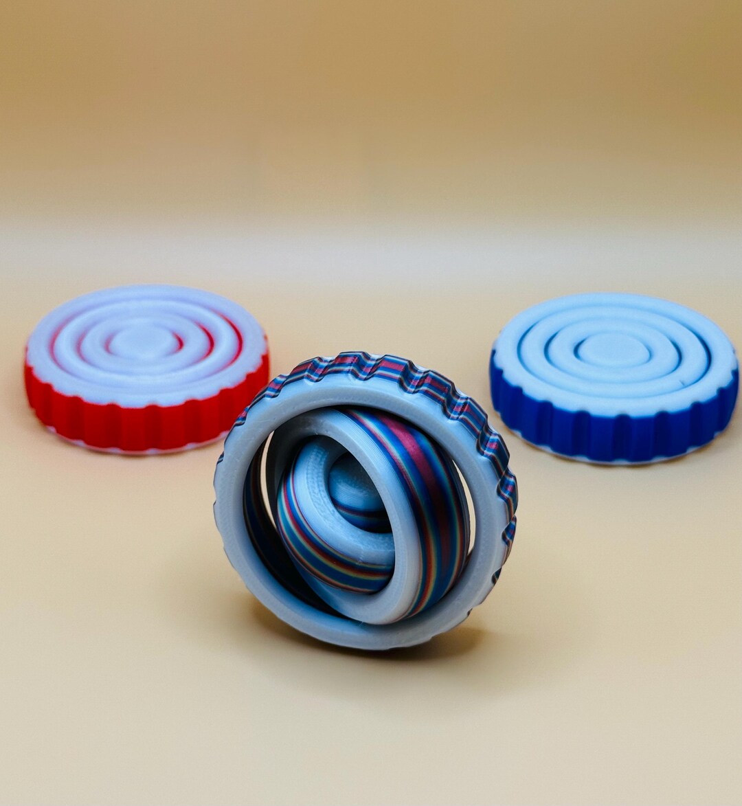 Set of 3 Fidget Spinners | Sensory Toys | Fidget Toys - Etsy