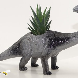 Diplodocus Dinosaur Planter Pot Room Decor, Desktop, Table, Dorm Your ...