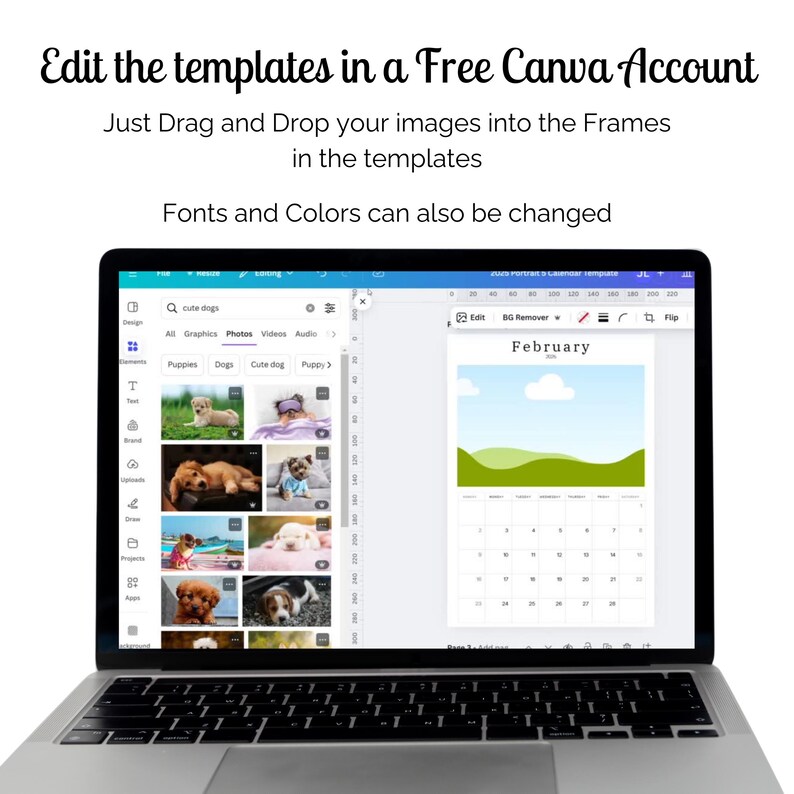 2026 Editable Calendar Bundle | Canva Templates for Yearly Monthly ...