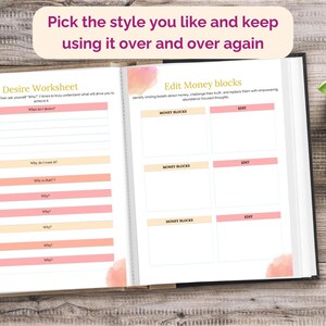 Manifestation Journal Printable Bundle - Manifestation Prompts, Vision ...