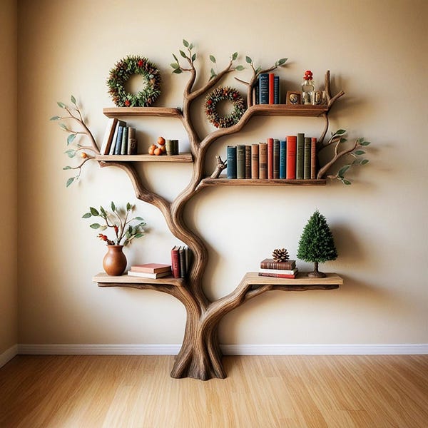 Wall Mount Bookshelf - Etsy