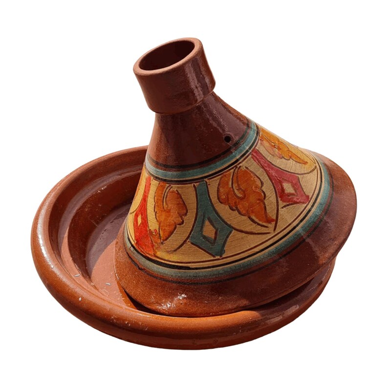 Authentic Moroccan Tagine, Hand Painted and Handmade Clay Pot for ...