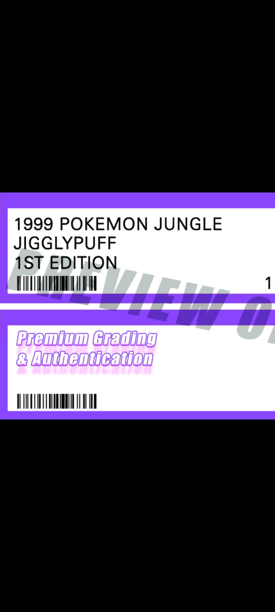 Custom Made "premium Grading Authentication" Pink Themed Grading Label ...