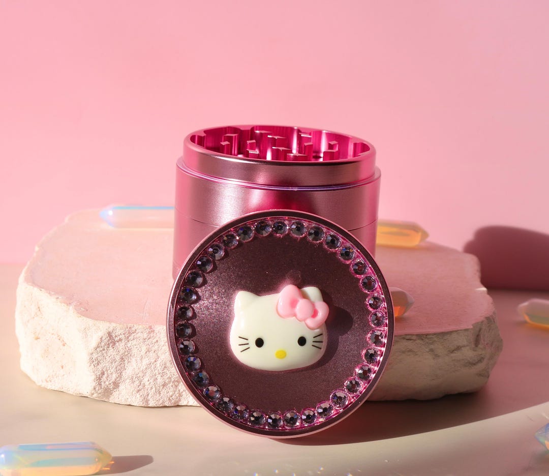 Pink Hello Kitty Grinder- Cute Grinders- Girly Smoking Accessories - Etsy