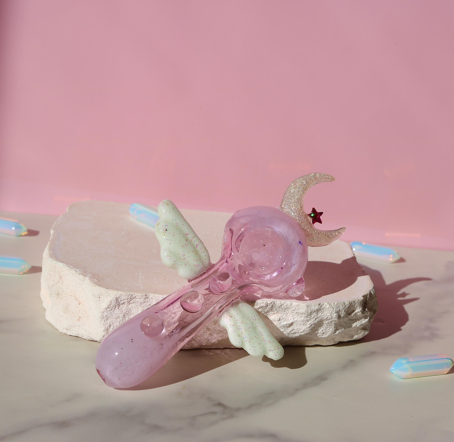 Lunar Star Sailor Moon Pipe- Girly Pipe- Cute Pipes- Girly Smoking Accessories - Etsy