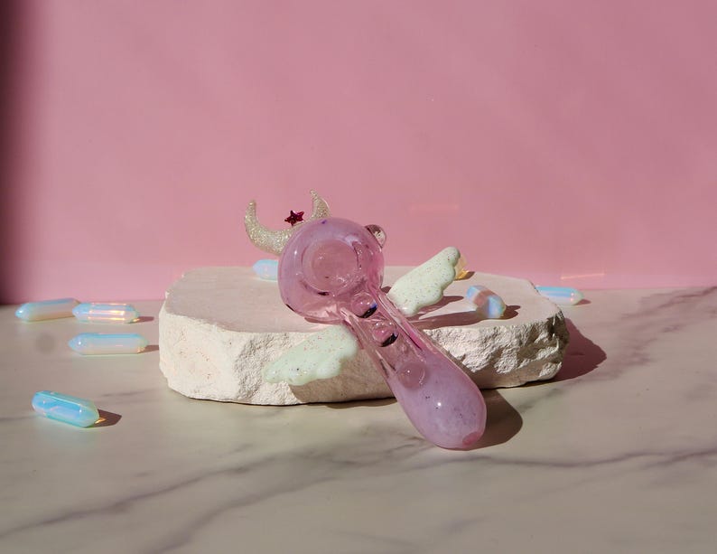 Lunar Star Sailor Moon Pipe- Girly Pipe- Cute Pipes- Girly Smoking Accessories - Etsy