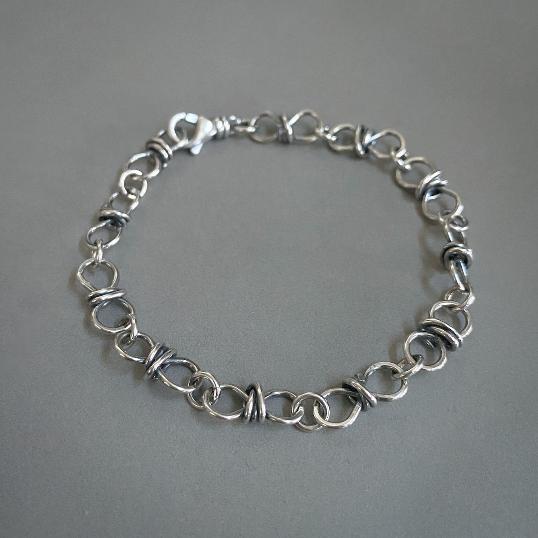 Sterling Silver Wrapped Infinity Chain - Etsy