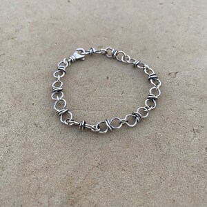 Sterling Silver Wrapped Infinity Chain - Etsy