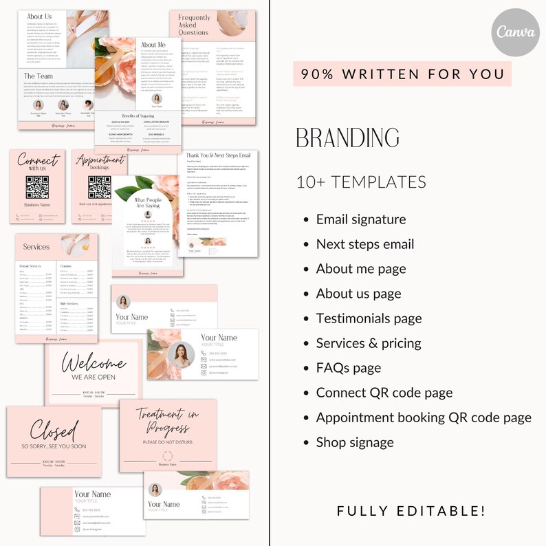 Editable Sugaring Mega Business Bundle Intake Forms, Consent Forms ...