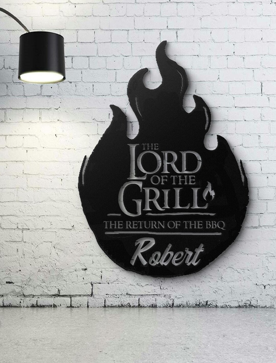 Personalized Metal Barbecue Wall Sign, Custom Grill Sign, Barbecue Sign ...