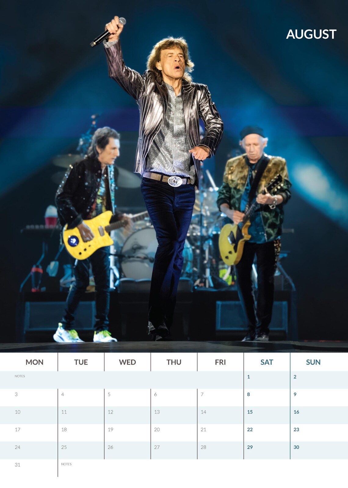 The Stones 2026 Calendar - Etsy UK