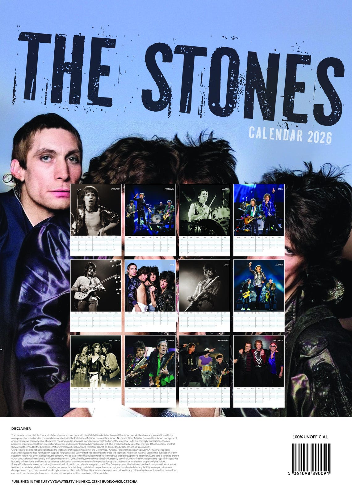 The Stones 2026 Calendar - Etsy UK
