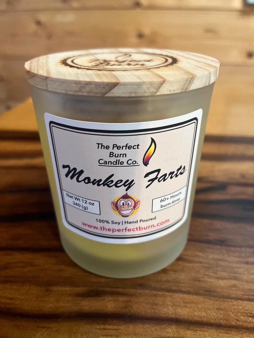 Monkey Farts Scented, Hand Poured Soy Candle - Etsy
