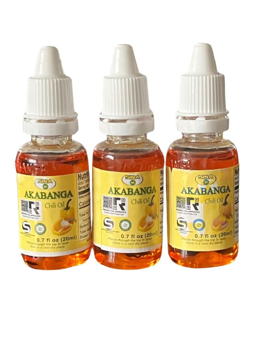 Akabanga Extra Hot Chilli Oil 20ml X 3 - Etsy UK