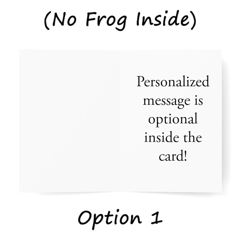 Funny Green Frog Birthday Card for Mom Watercolor Birthday Gift Idea ...